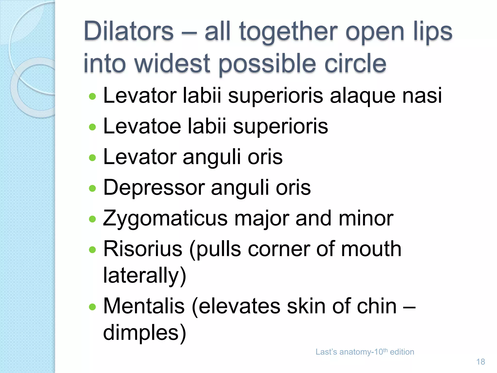 Muscles of facial expression and muscles of tongue | PPTX