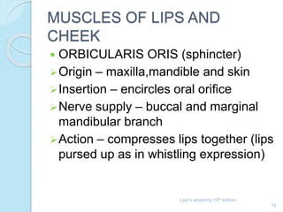 Muscles of facial expression and muscles of tongue | PPTX