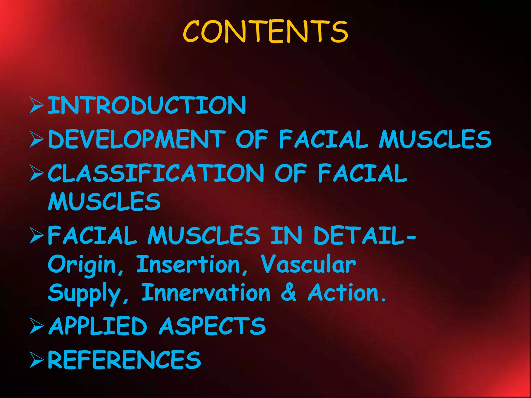 Muscles of facial expressions | PPTX