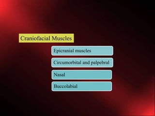 Muscles of facial expressions | PPTX