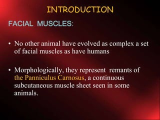 Muscles of facial expressions | PPTX