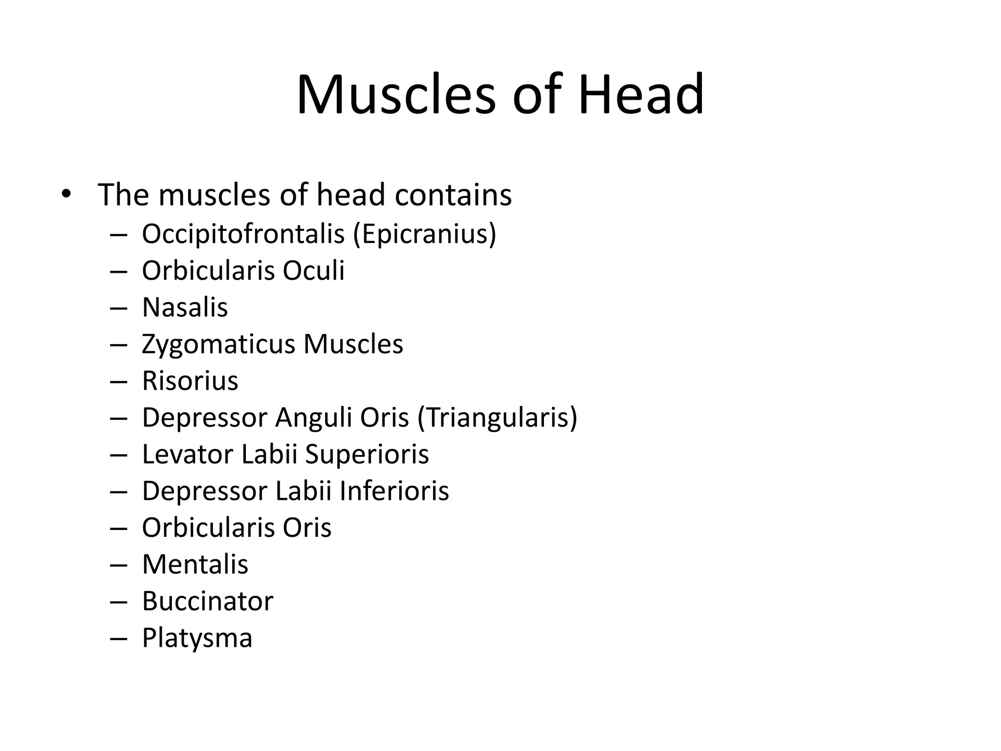 Muscles of head and neck | PPTX