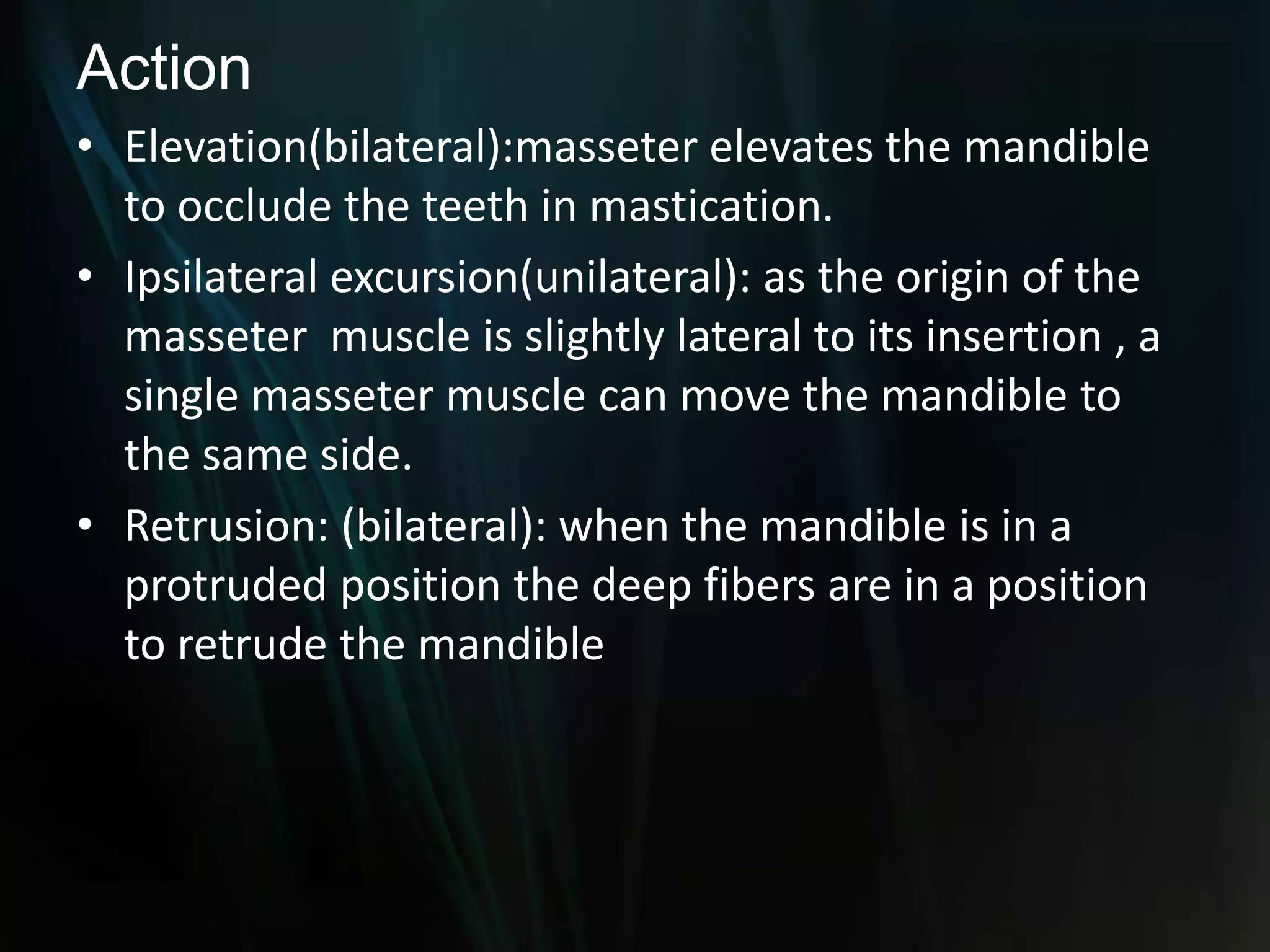 Muscles of mastication | PPTX