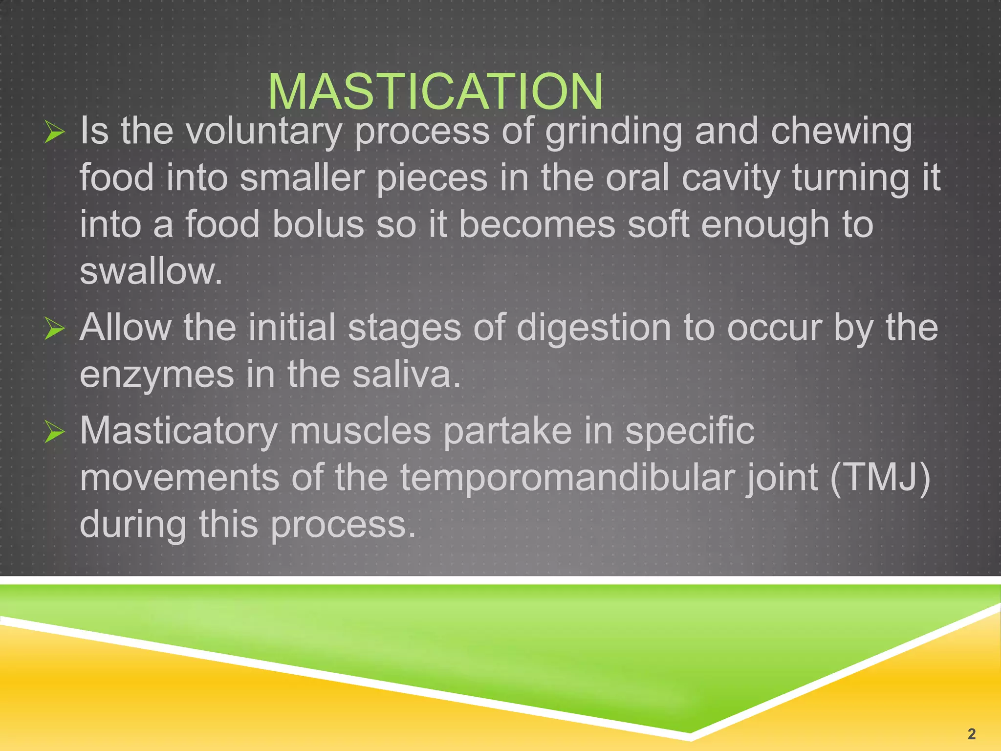 Muscles of mastication | PPTX