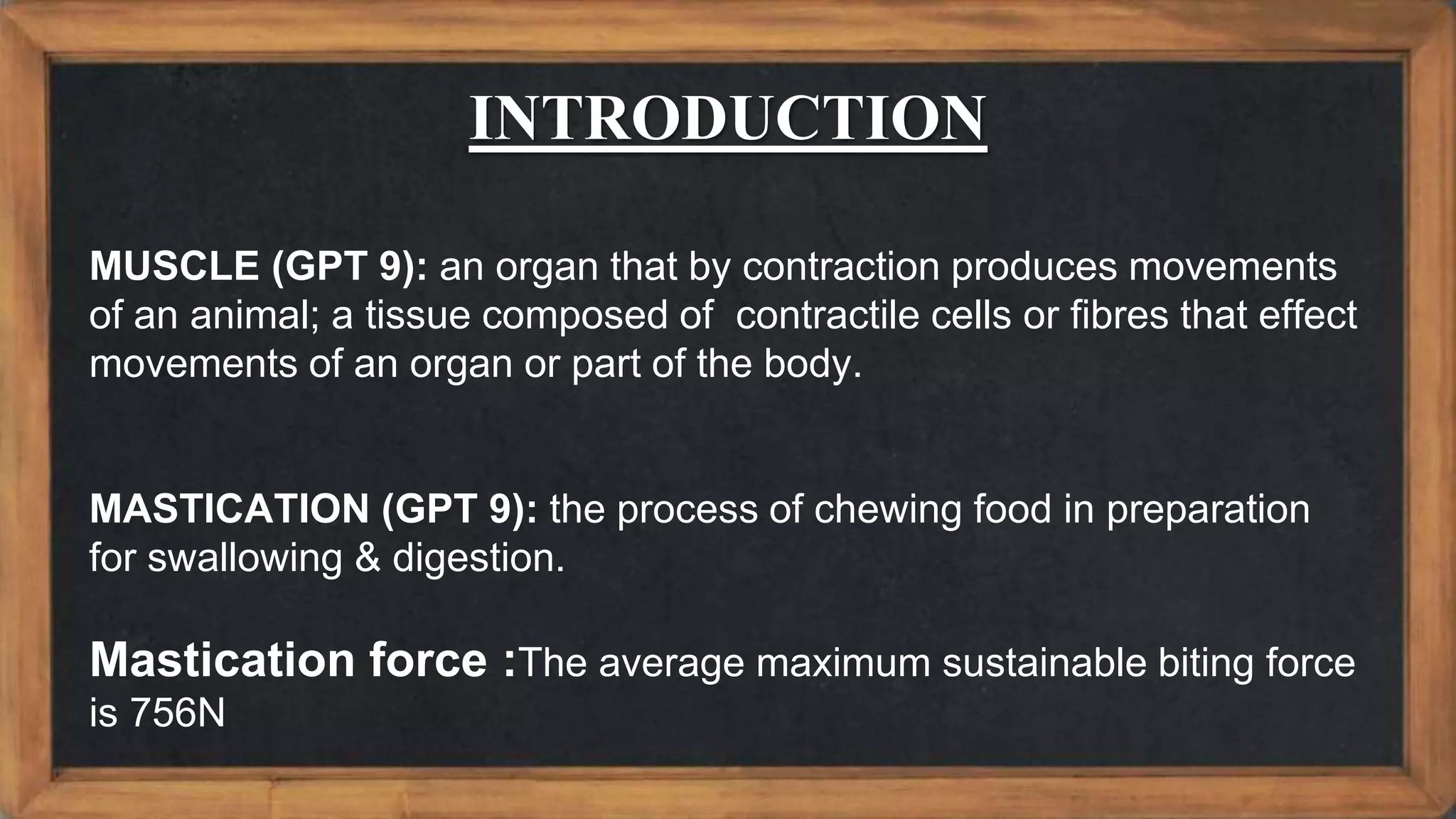 Muscles of mastication | PPTX