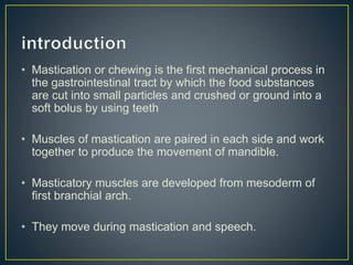 Muscles of mastication | PPTX | Death, Injury, or Military Conflict ...