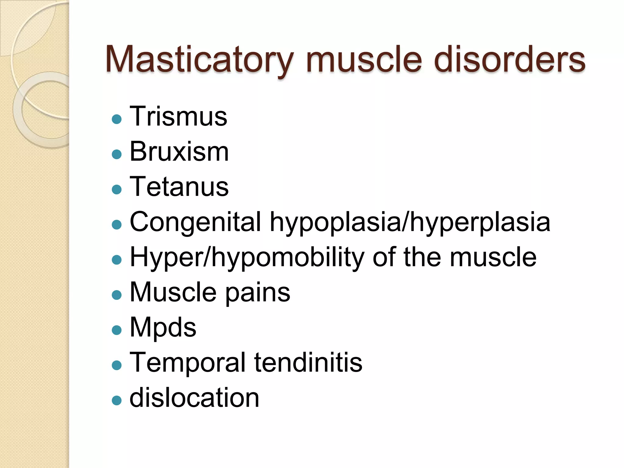 Muscles of mastication | PPTX