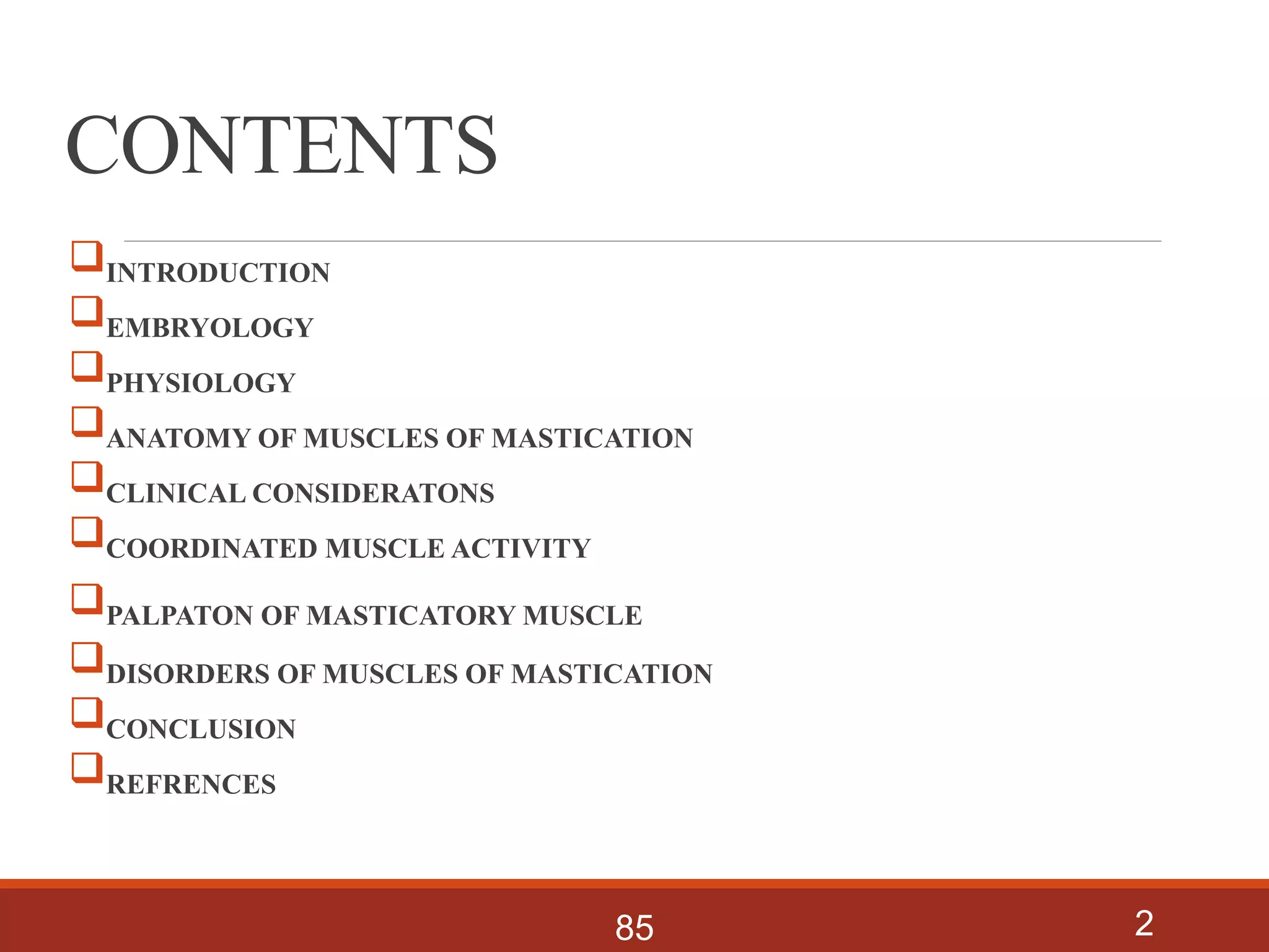Muscles of mastication | PPTX