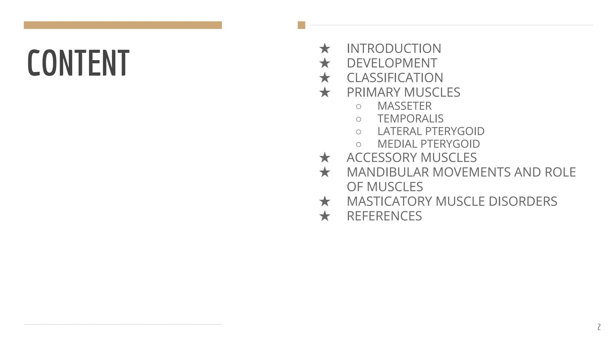 Primary and Accessory Muscles of Mastication | PDF