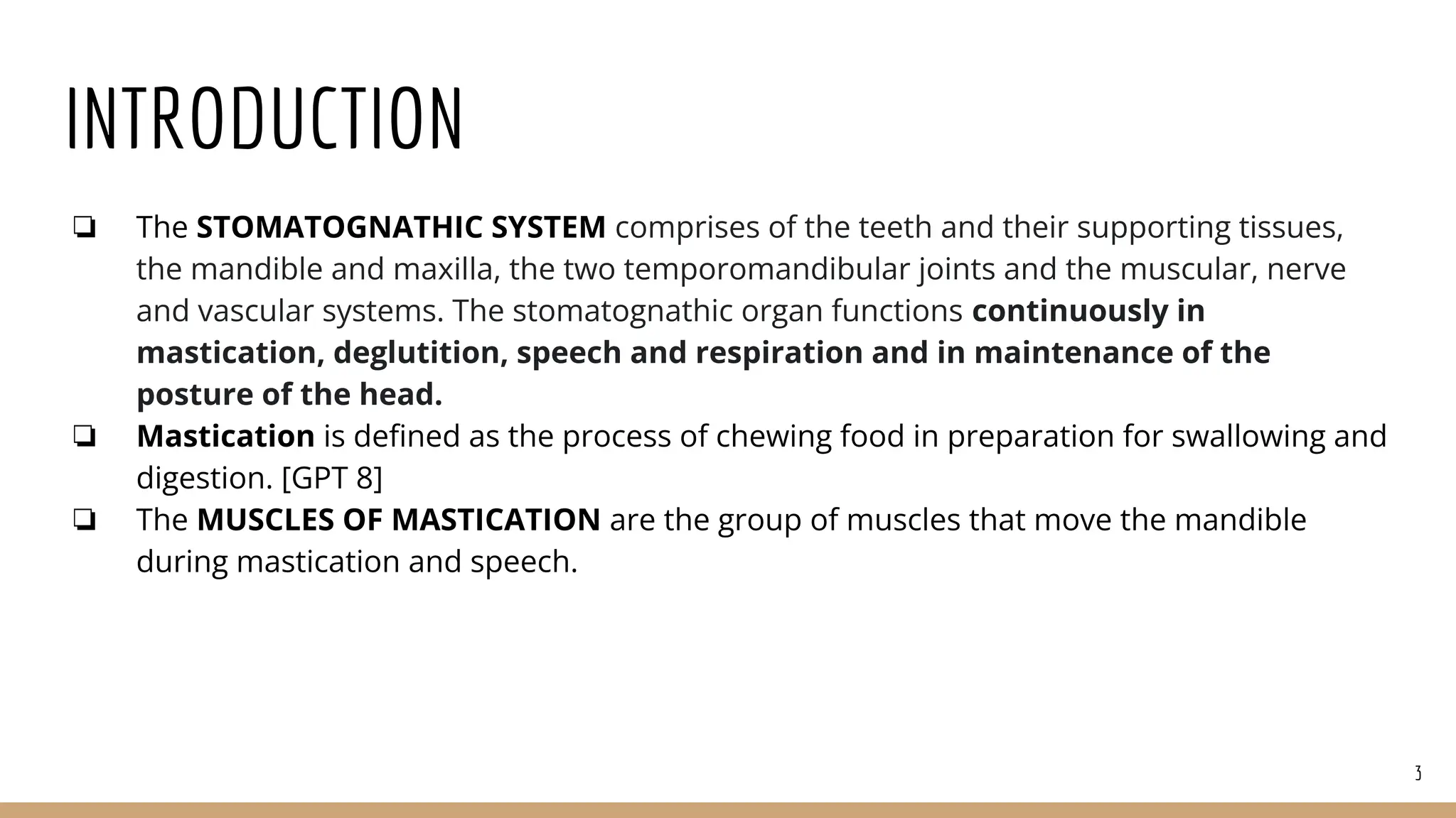 Primary and Accessory Muscles of Mastication | PDF