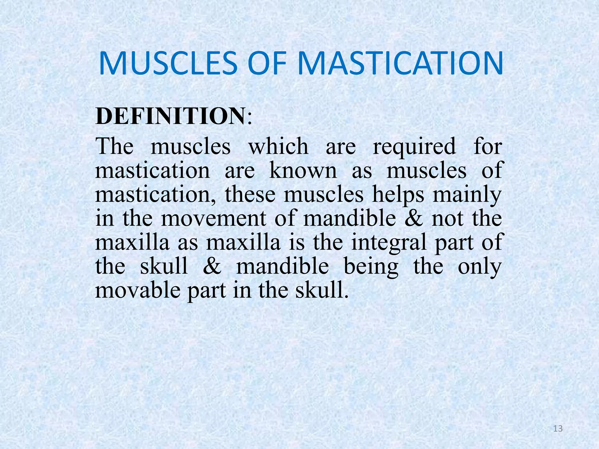 Muscles of mastication | PPT