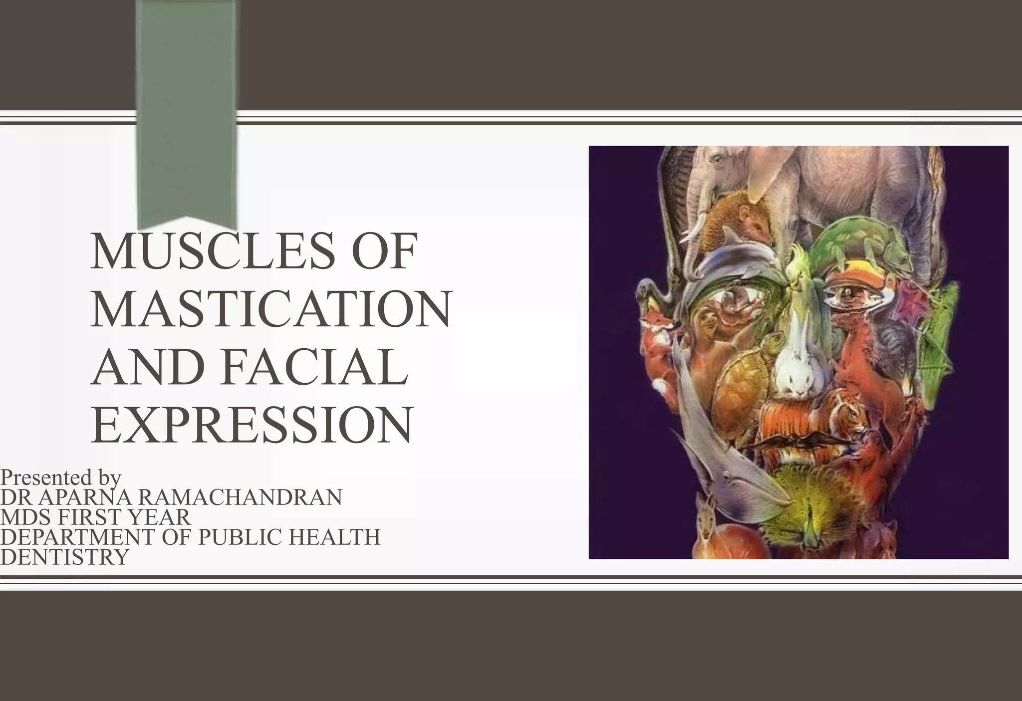 Muscles of mastication and facial expression. | PPTX