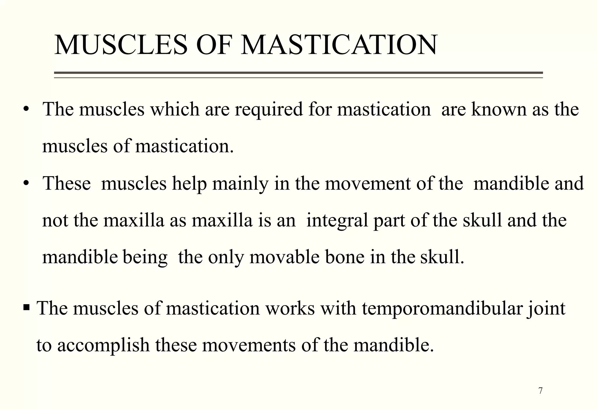 Muscles of mastication and facial expression. | PPTX