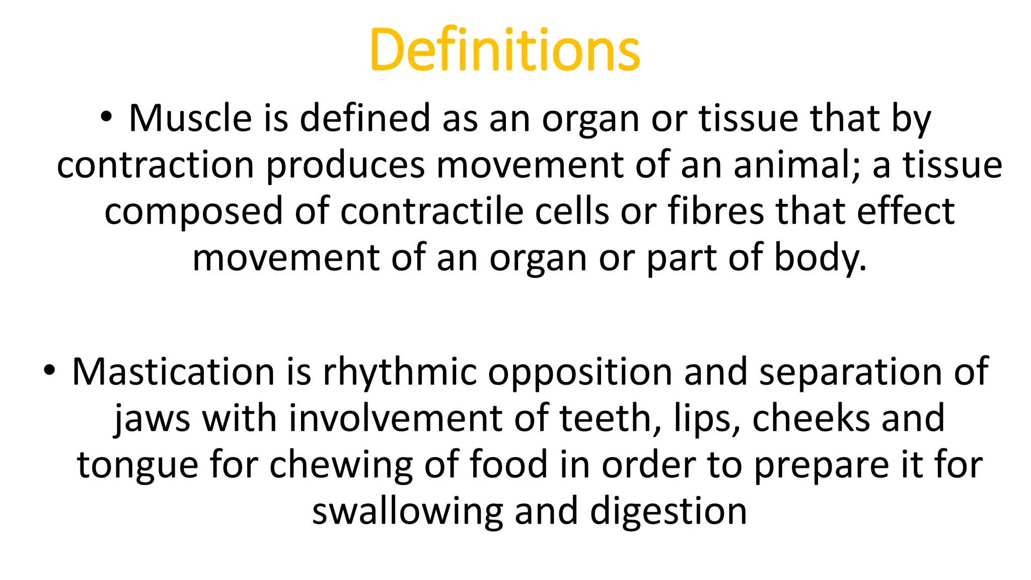 MUSCLES OF MASTICATION and chewing cycle | PPTX | Death, Injury, or ...