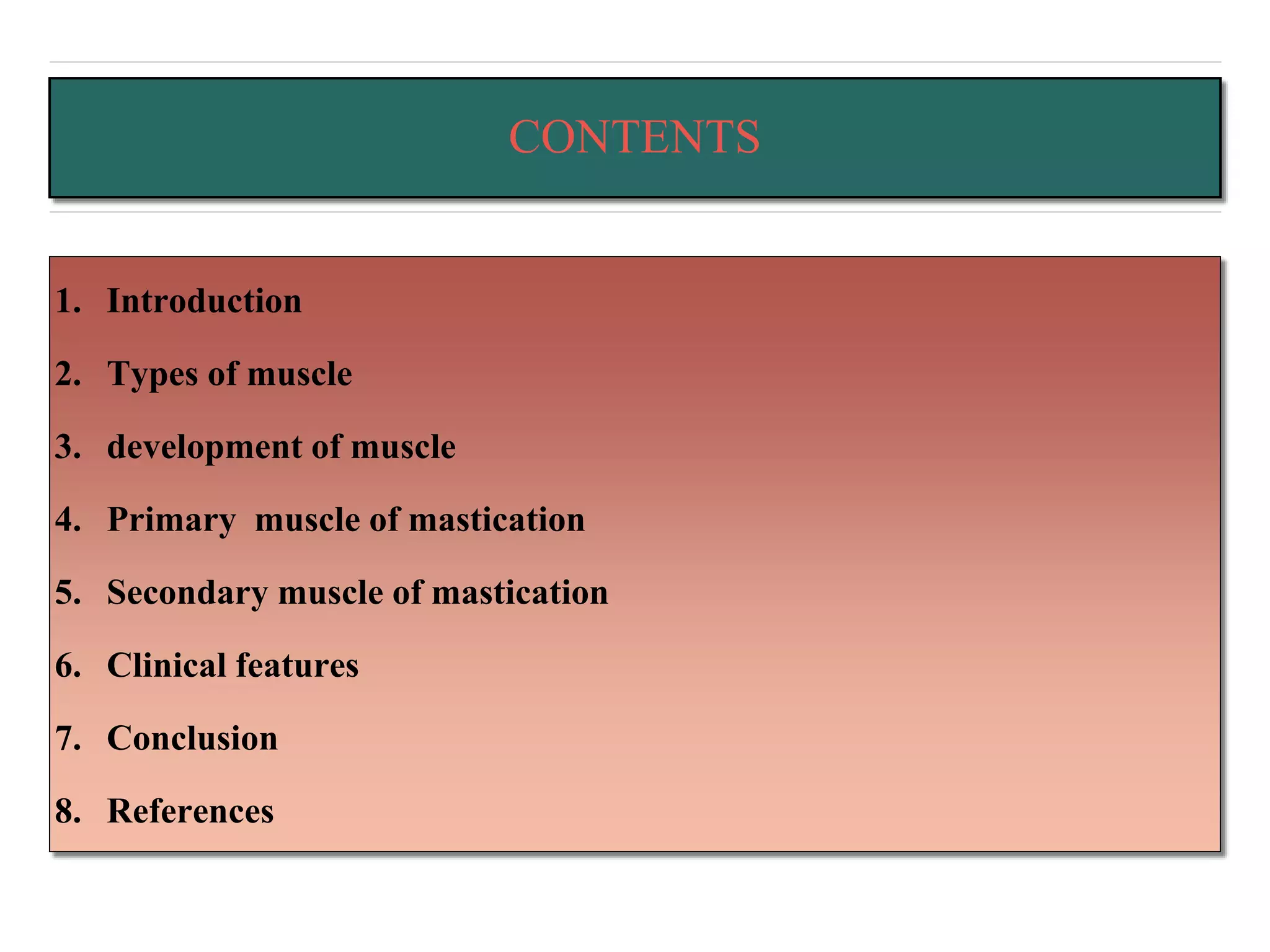 Muscles of mastication powerpoint | PPTX