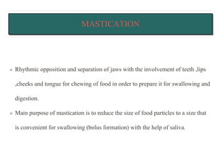 Muscles of mastication powerpoint | PPTX