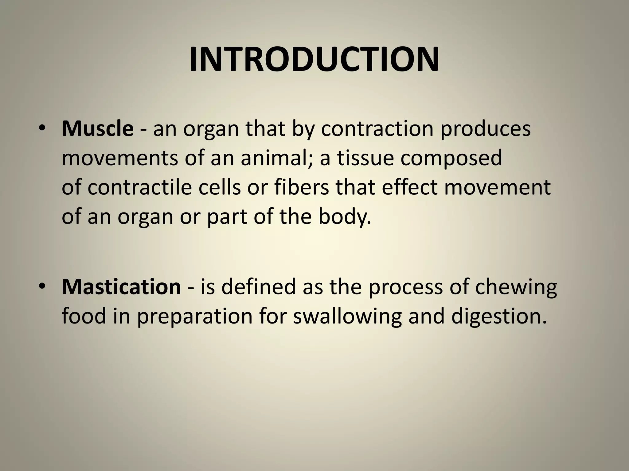 Muscles of mastication | PPTX