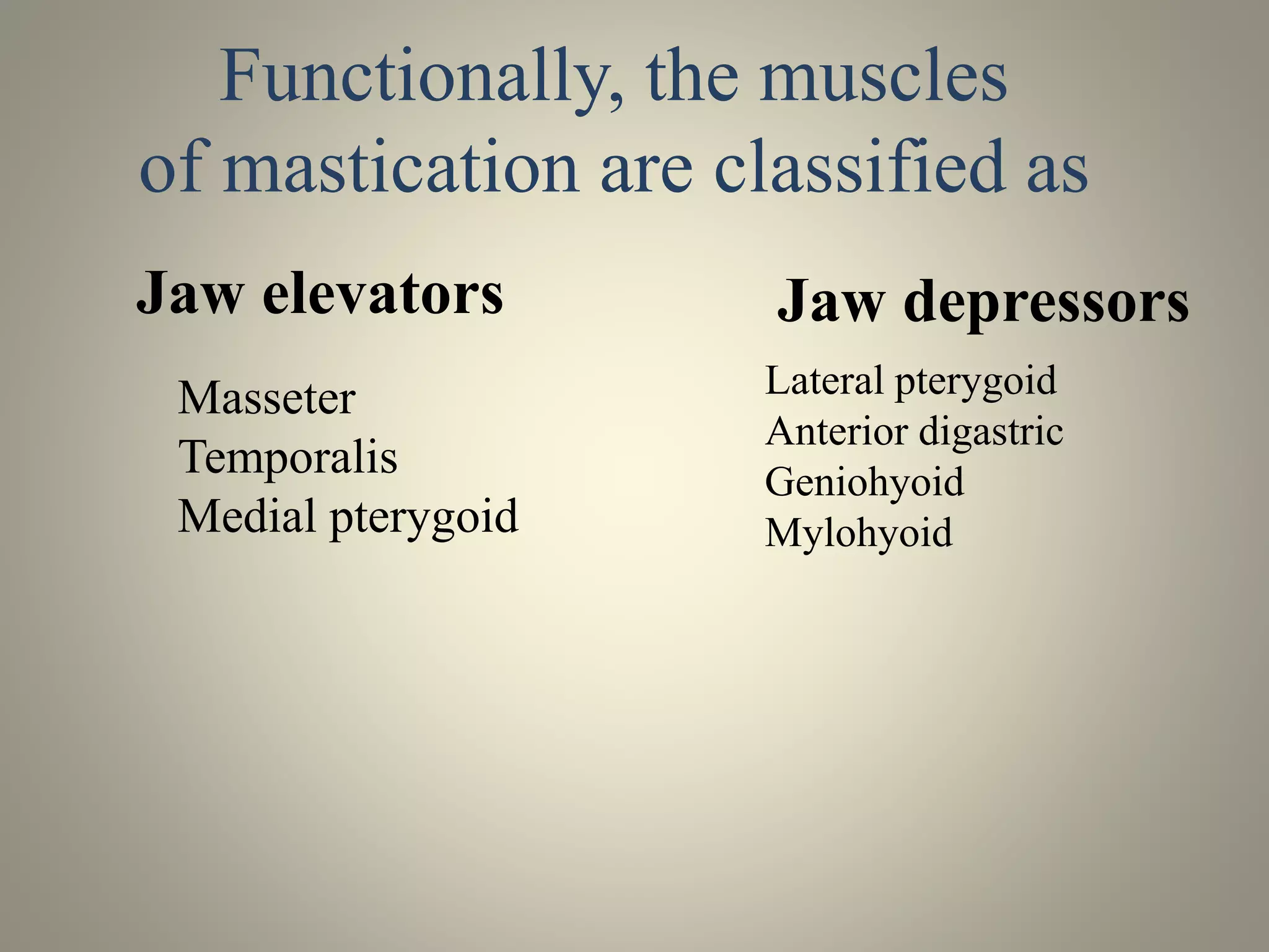 Muscles of mastication | PPTX