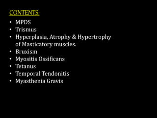 Muscles of mastication | PPTX