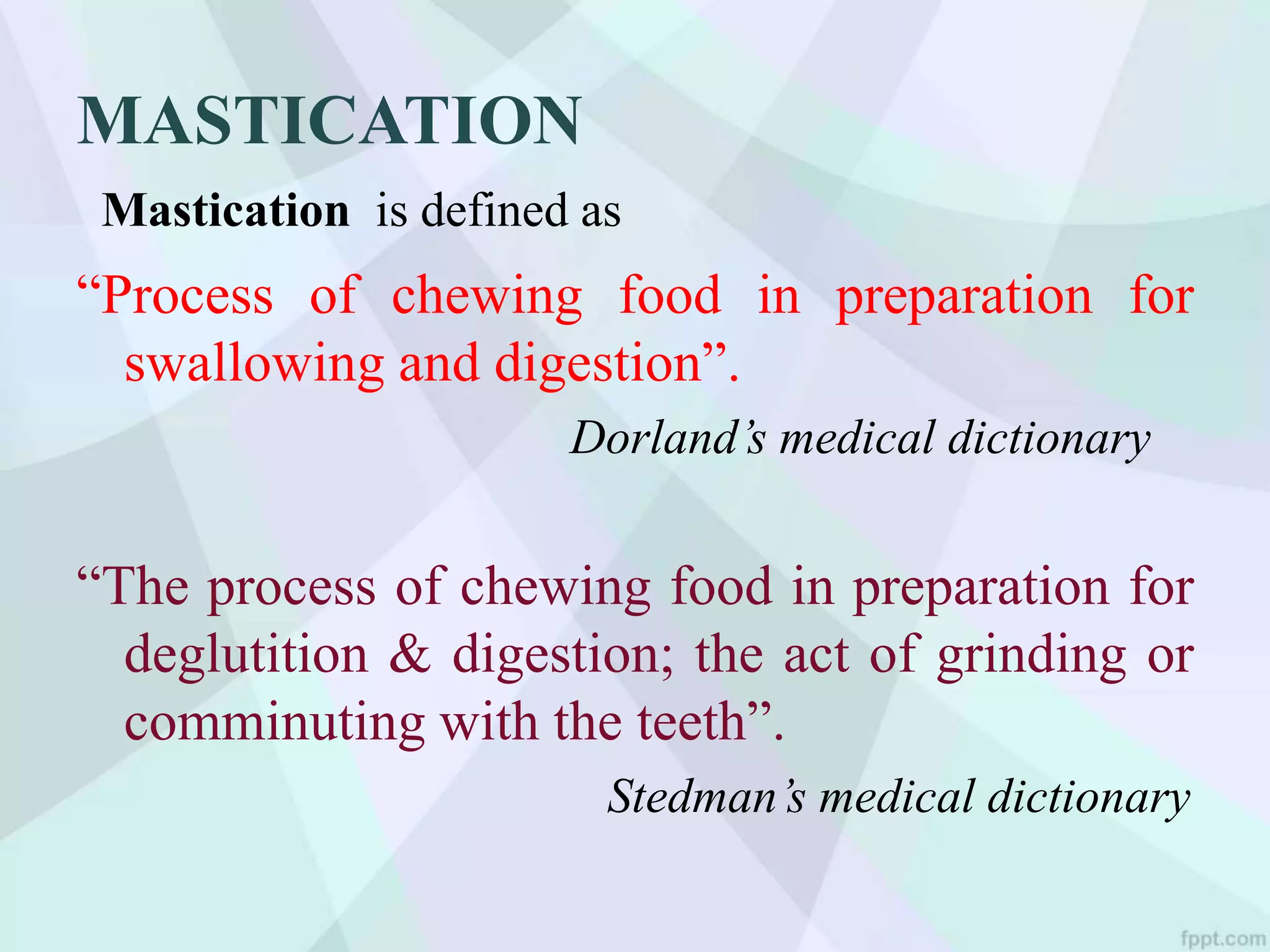 Muscles of mastication | PPT