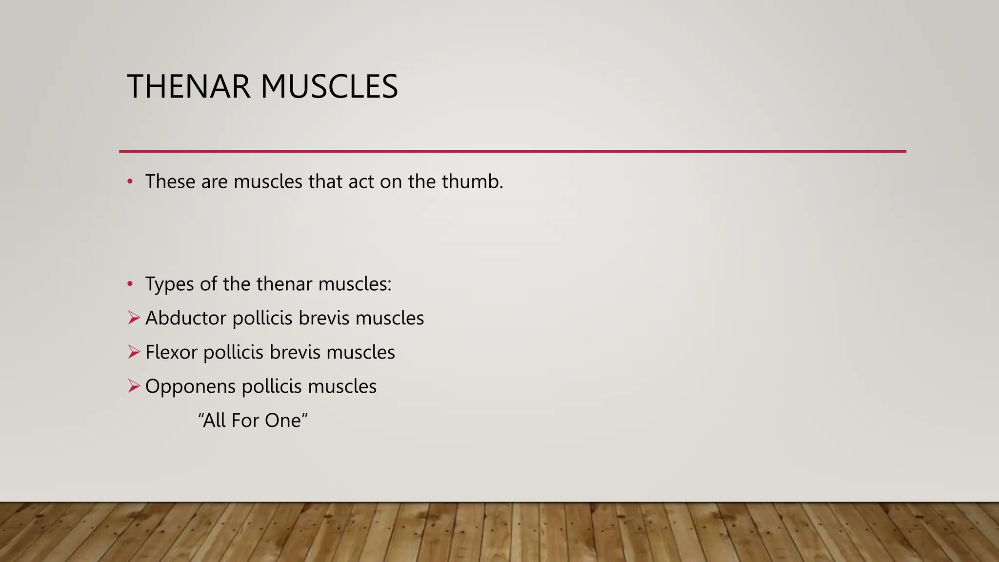 General Anatomy of the muscles of the hand. | PPTX