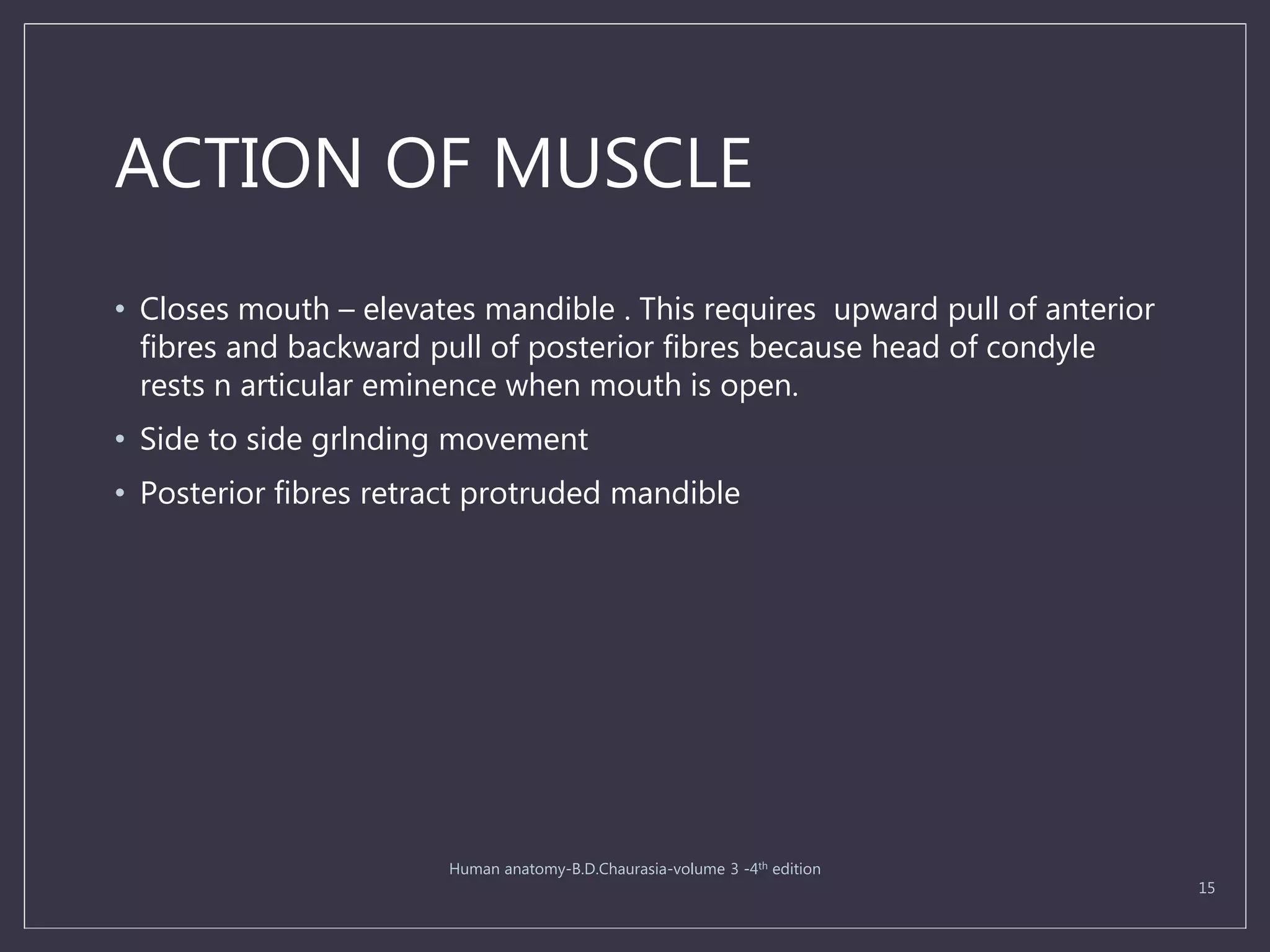 MUSCLES OF MASTICATION | PPTX