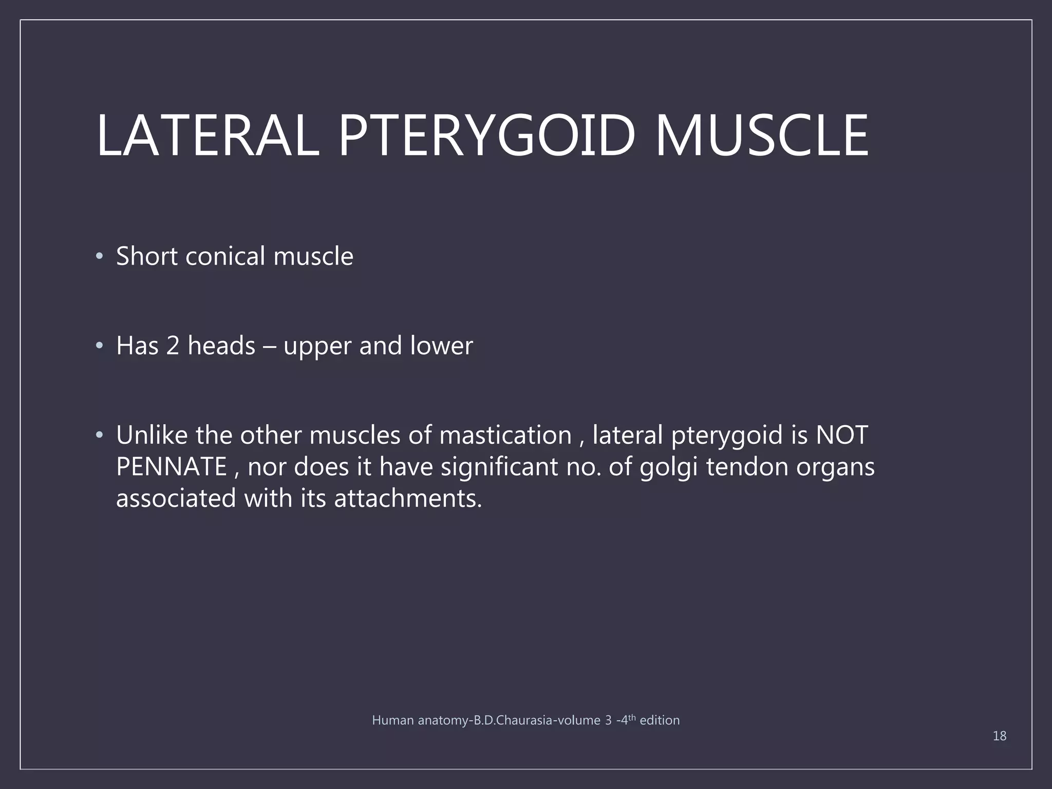 MUSCLES OF MASTICATION | PPTX