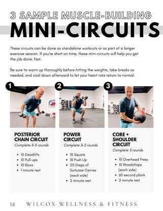 Muscle & Strength Building Exercises | PDF