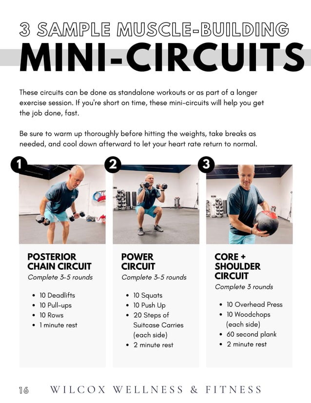 Muscle & Strength Building Exercises | PDF