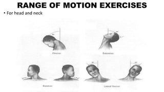 Range of motion and muscle strengthening exercises | PPTX