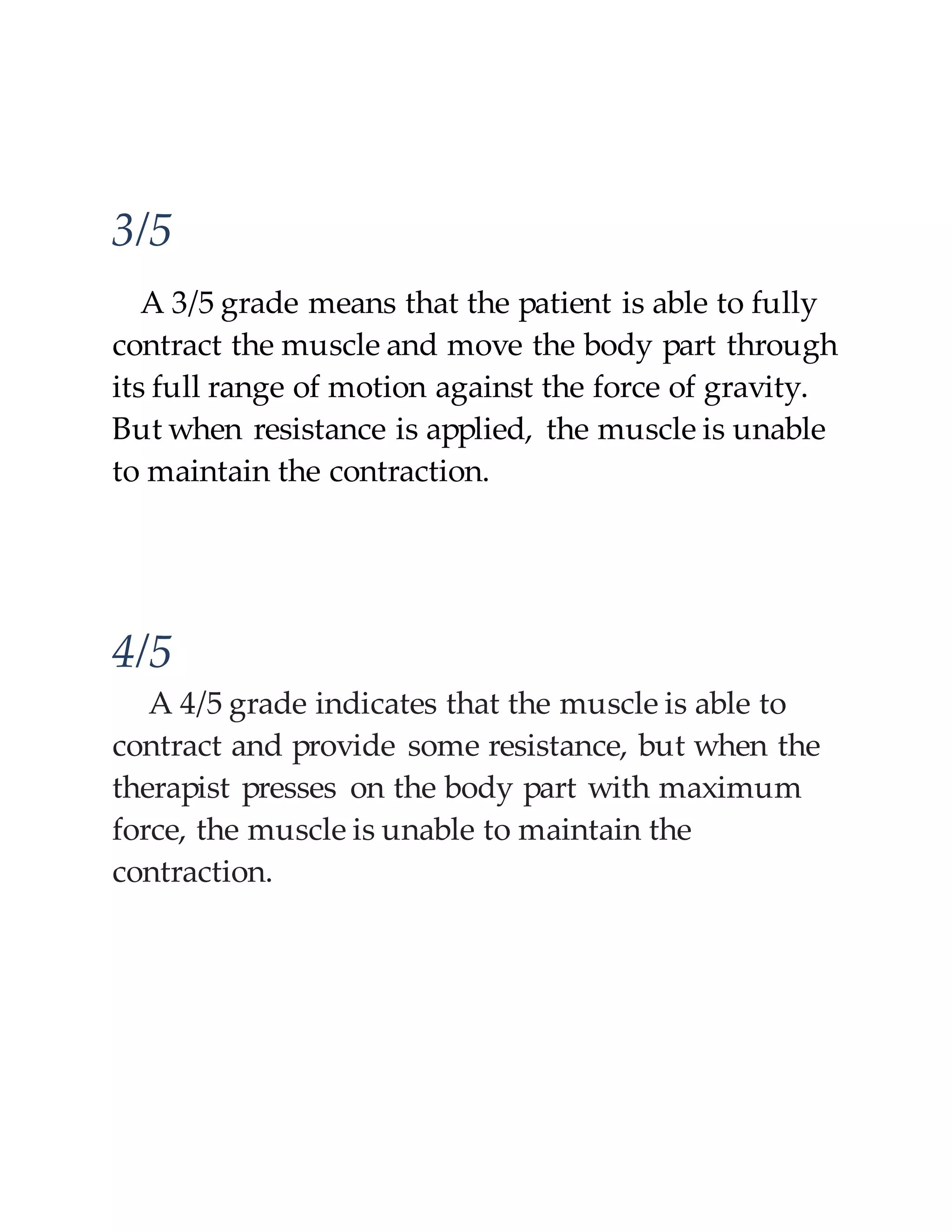 Muscle strength testing | DOCX