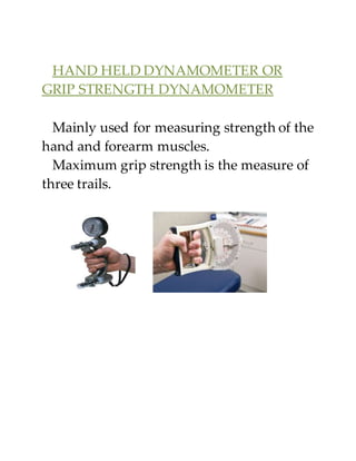 Muscle strength testing | DOCX