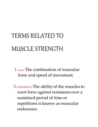 Muscle strength testing | DOCX