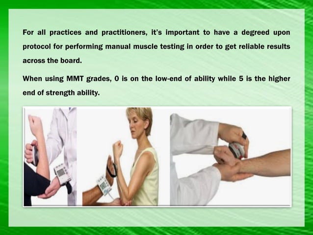 Muscle Strength Testing And Manual Muscle Grades | PDF | Physical ...