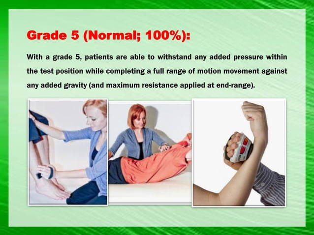 Muscle Strength Testing And Manual Muscle Grades | PDF | Physical ...