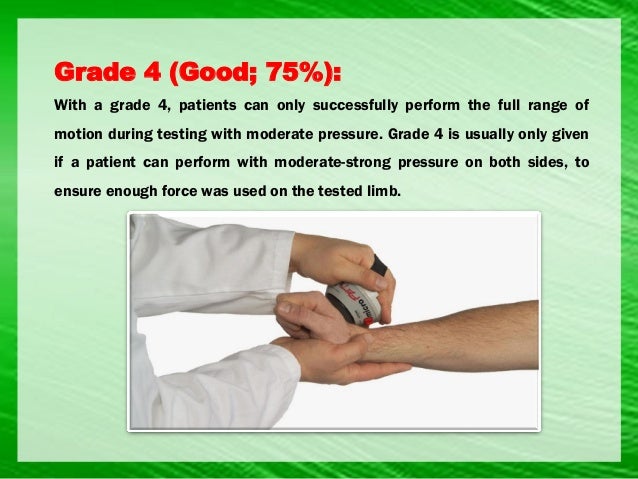 Muscle Strength Testing And Manual Muscle Grades