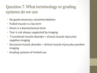 Muscle tear presentation | PPT
