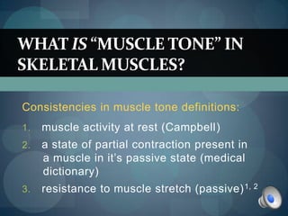 Muscle tone 11 | PPT