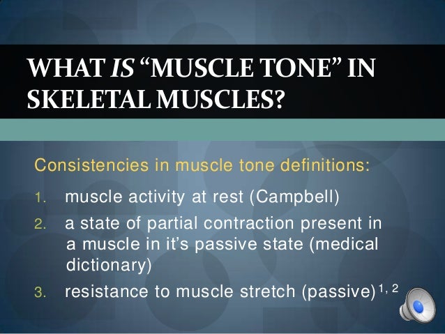 Muscle tone 11