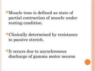 Muscle tone.pptxkkkkkkkkmmmmmmmmmmmmmmmmm | PPTX