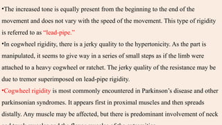 Assessment of Muscle Tone and its impairments | PPTX
