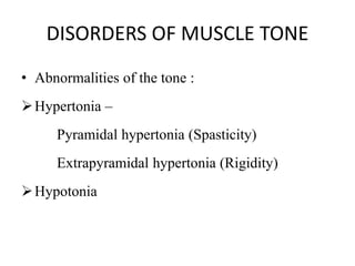 Muscle tone roohi | PPTX