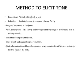 Muscle tone roohi | PPTX