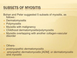 Muscle weakness & rash (Dermatomyositis) | PPTX