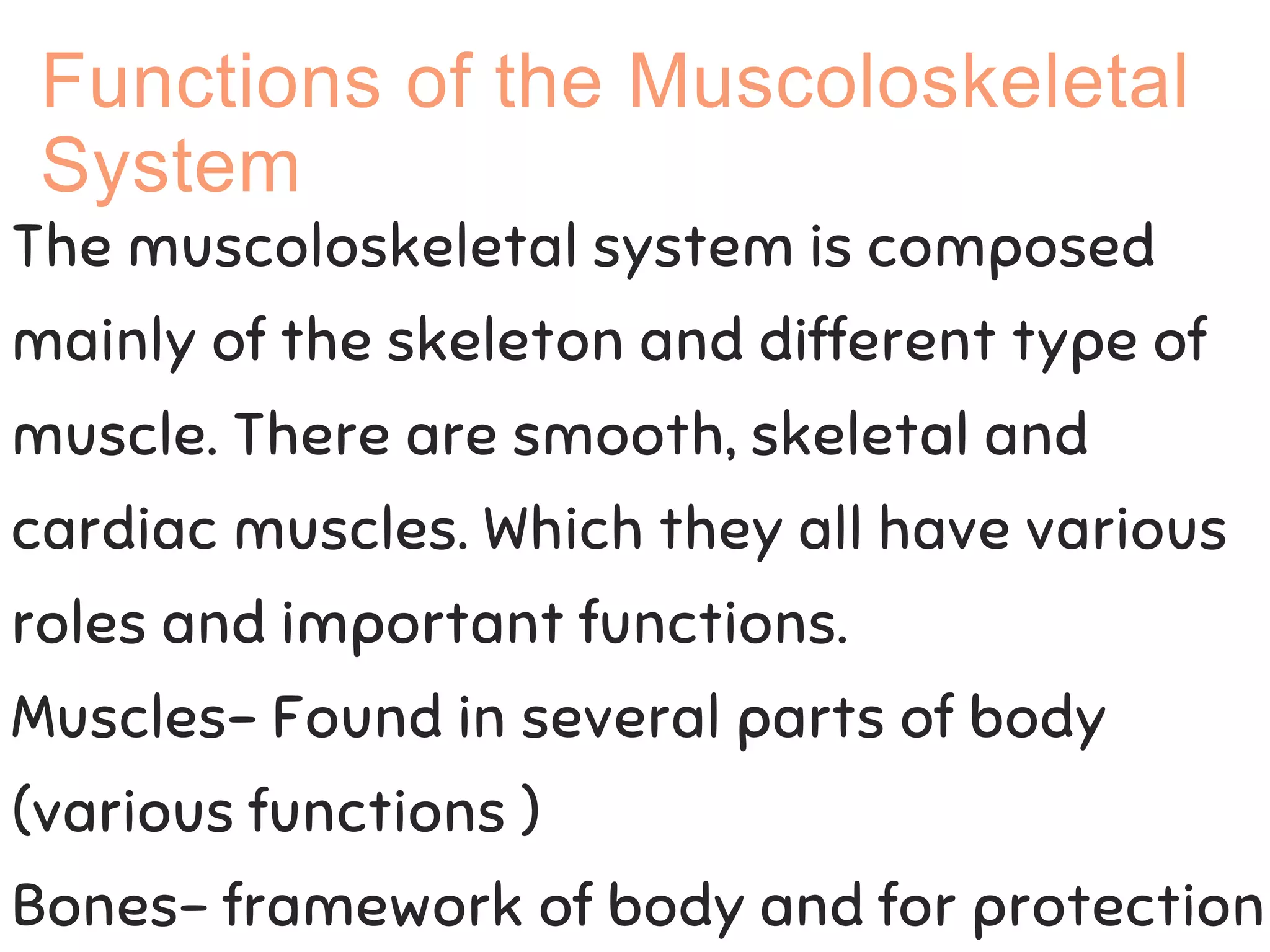 Muscoloskeletal System- Science Grade 6.pptx