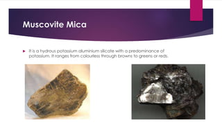 Muscovite mica | PPTX