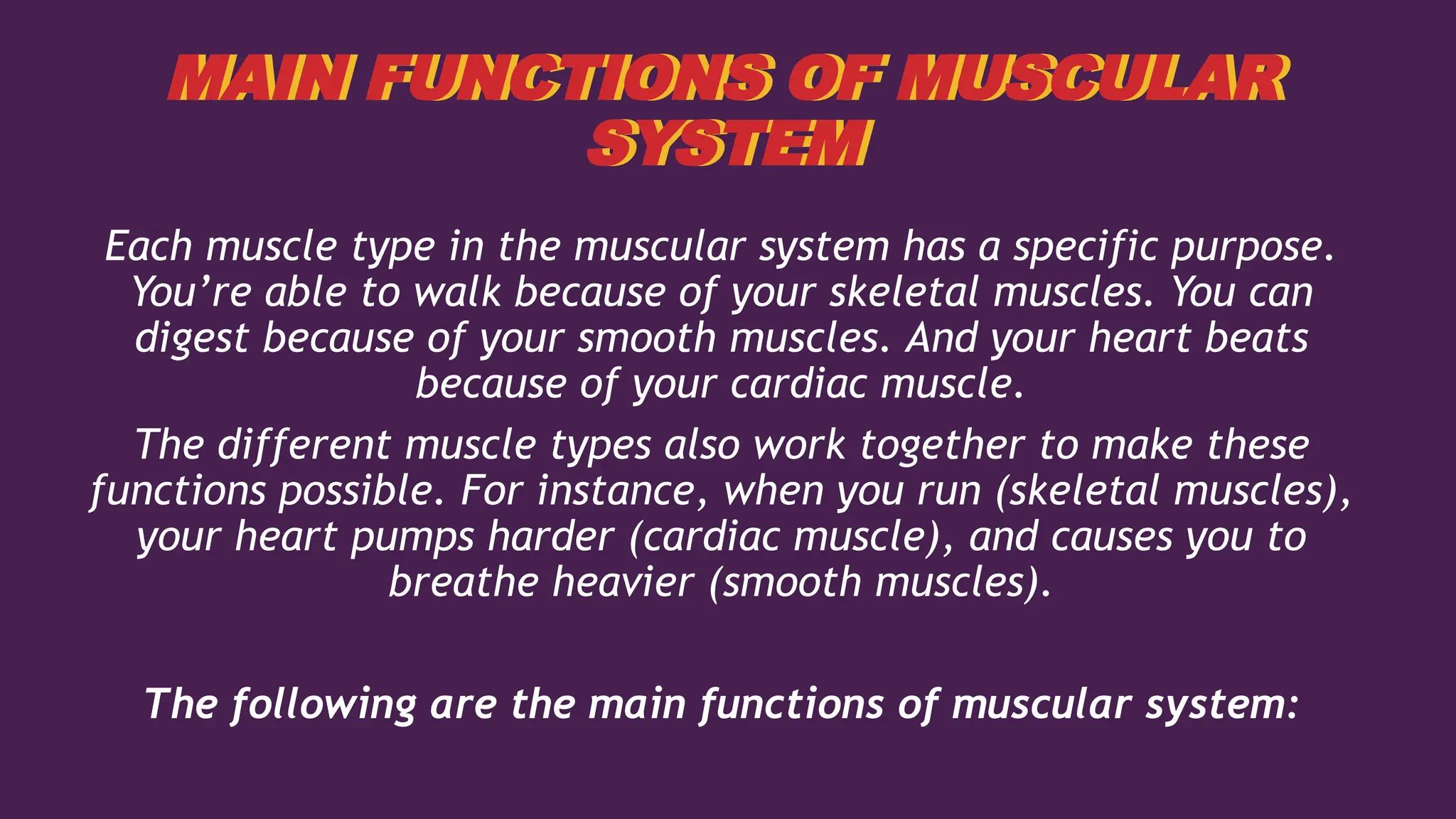 SYSTEM OF MUSCULAR SYSTEM OF MUSCULARSYSTEM OF MUSCULAR | PPTX