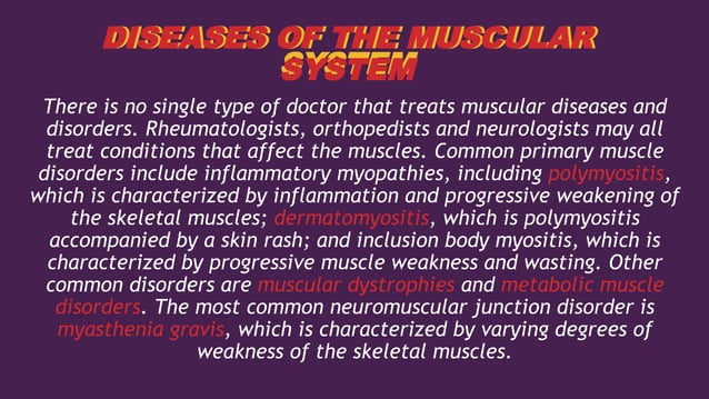SYSTEM OF MUSCULAR SYSTEM OF MUSCULARSYSTEM OF MUSCULAR | PPT