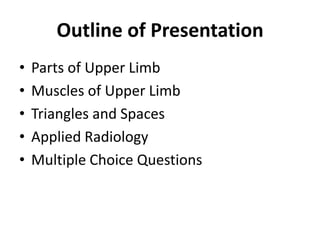 Muscular anatomy of upper limb, MRI Anatomy | PDF