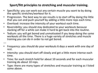 Muscular and flexibility project | PPTX